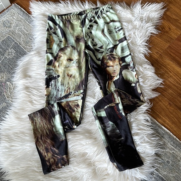 Pants & Jumpsuits | Spandex Star Wars Chewbacca Luke Skywalker Graphic ...
